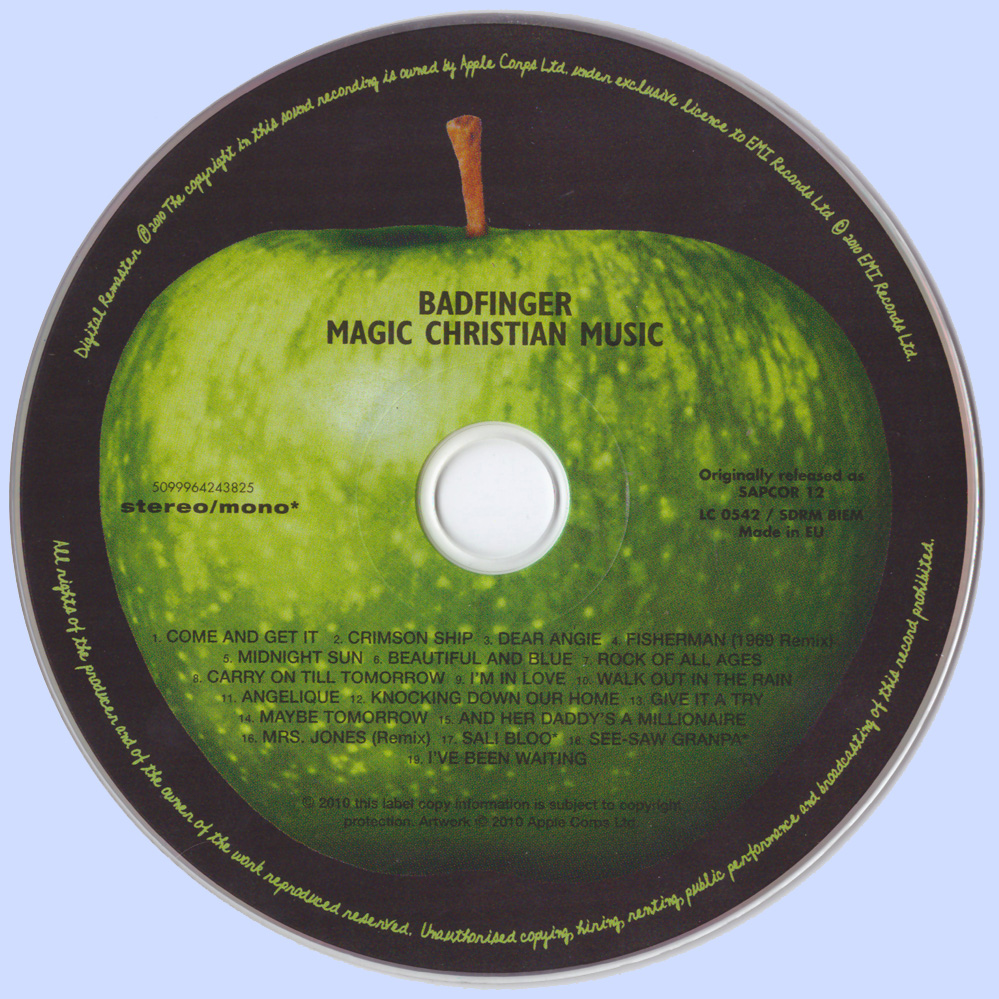 Plain and Fancy: Badfinger - Magic Christian Music (1970 uk, psych pop ...