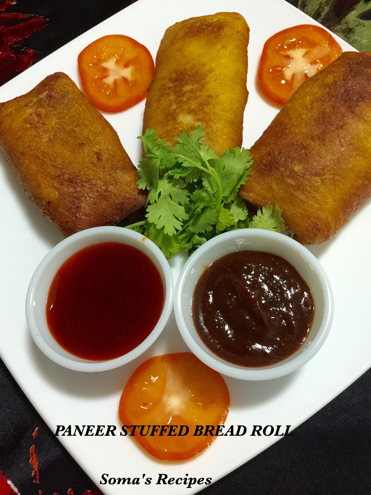 CURRY AND SPICE: PANEER STUFFED BREAD ROLLS