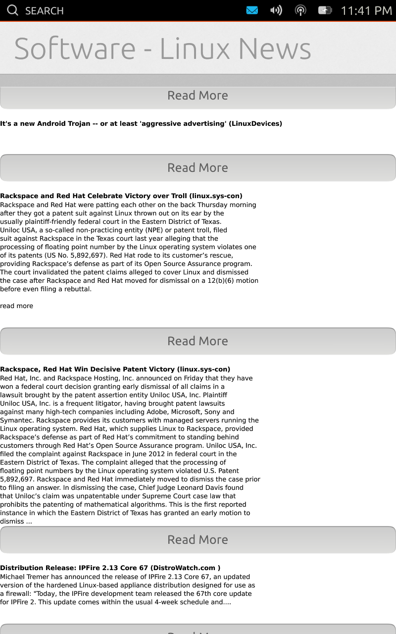 The Raving Rick: ListView with JSON model (and the world's ugliest ...