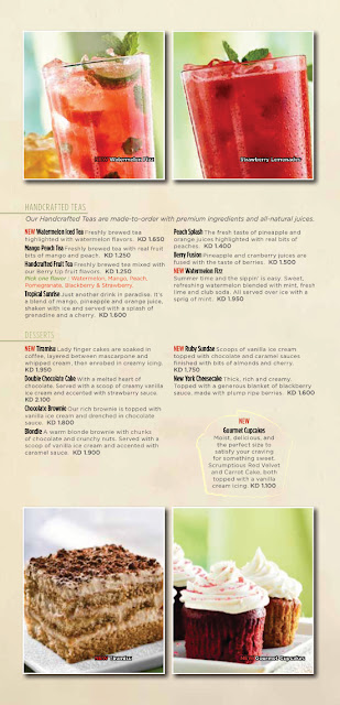 Ruby Tuesday Kuwait - Home Delivery Menu ~ Ruby Tuesday Kuwait