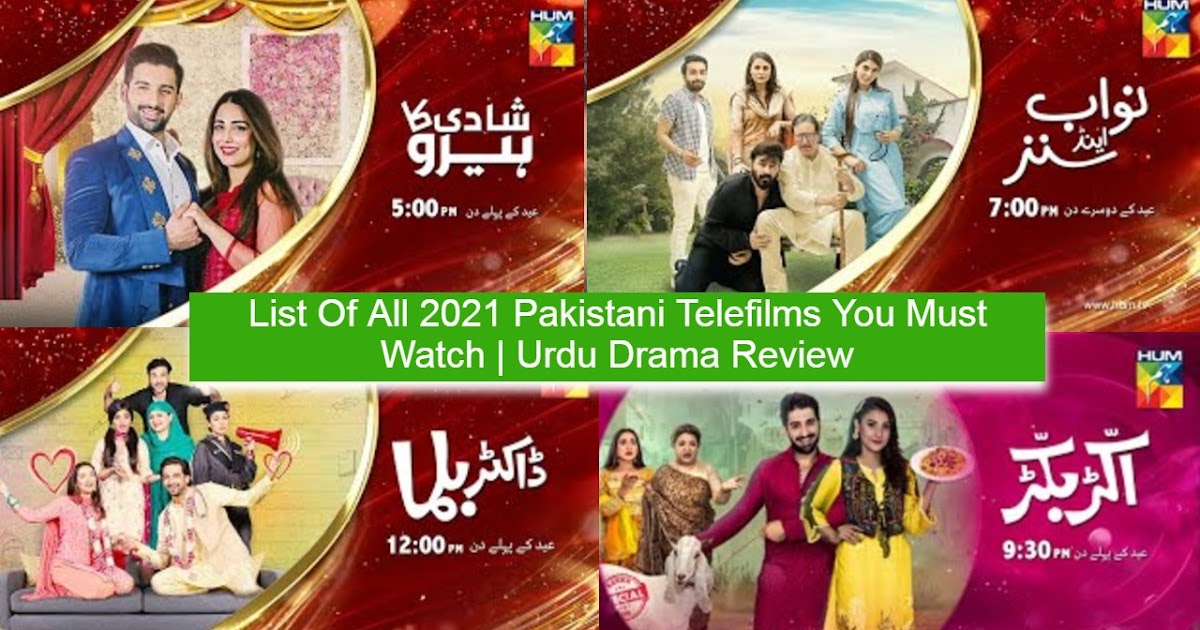 List Of All 2021 Pakistani Telefilms You Must Watch