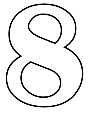 Moldes para Artesanato: Molde numero 8 imprimir
