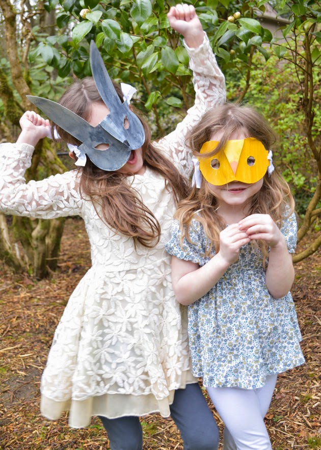 swoon studio: DIY Printable Springtime Masks