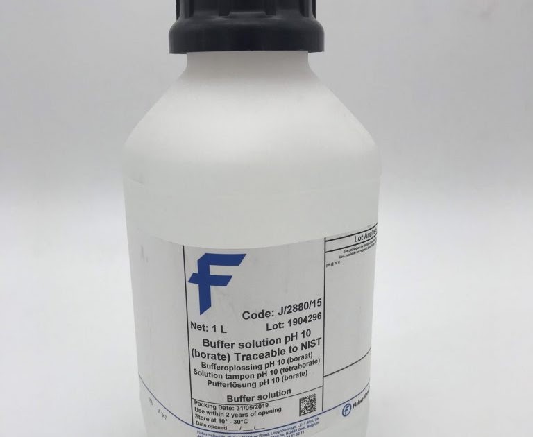 Buffer Solution pH 10 (Borate, Fisher)
