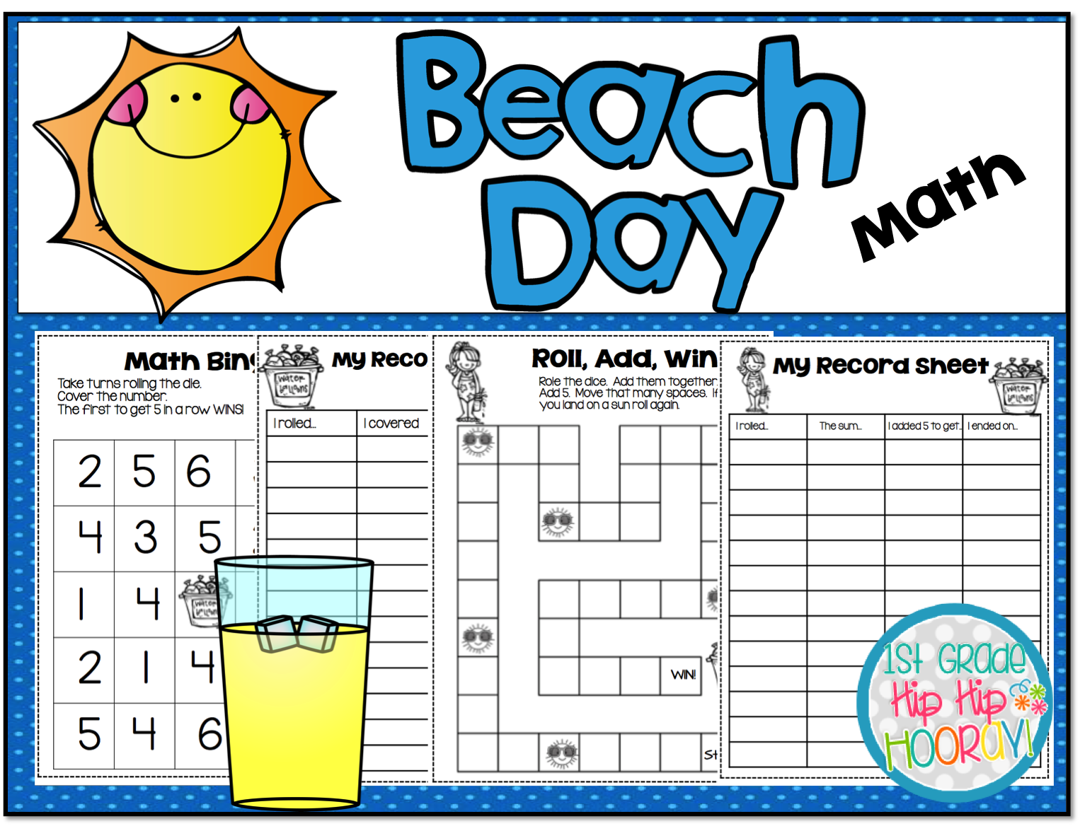 1st Grade Hip Hip Hooray!: Beach Day!