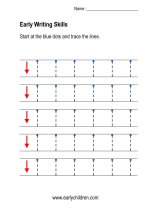 Free Nursery Worksheets: Writing Readiness Worksheets