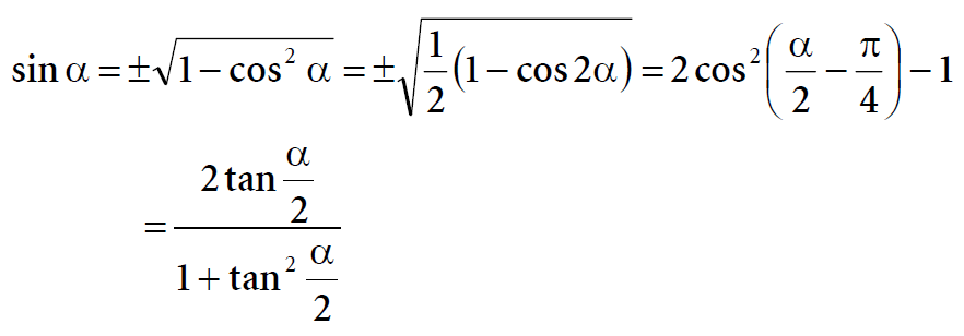 Relations between Trigonometric Functions