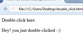 Selenium Tutorials | Selenium WebDriver Tutorials | For Beginners: WebDriver - Double-click an ...