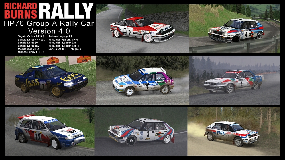 RBR+: Gr.A Rally Cars Version 4.0