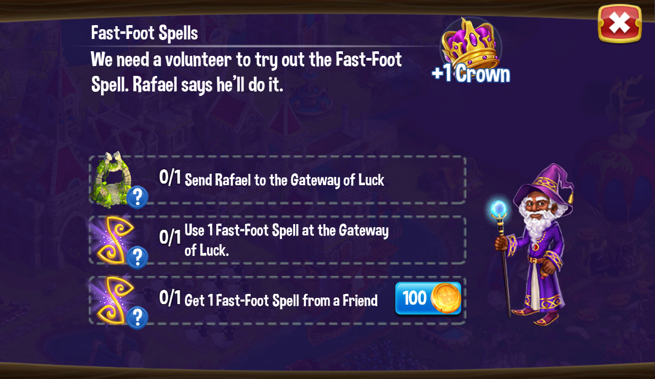 CastleVille Legends Rules: Say Hello to Fast-Foot Spells!