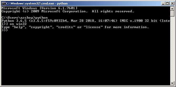 Python Command Line REPL - Data Science