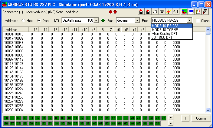 Modbus RTU Simulation - HadiSCADA