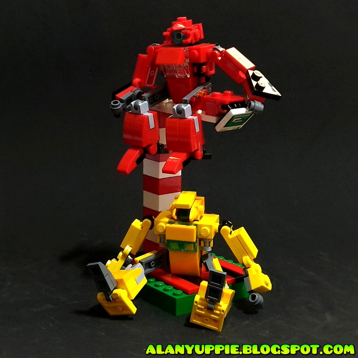 Alanyuppie's LEGO Transformers: LEGO Bumblebee and Cliffjumper at the ...