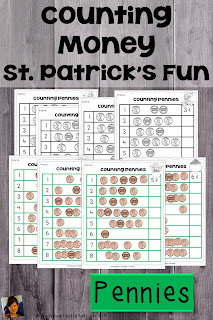 First Grade Love: St. Patrick's Day Counting Money First Grade GAME