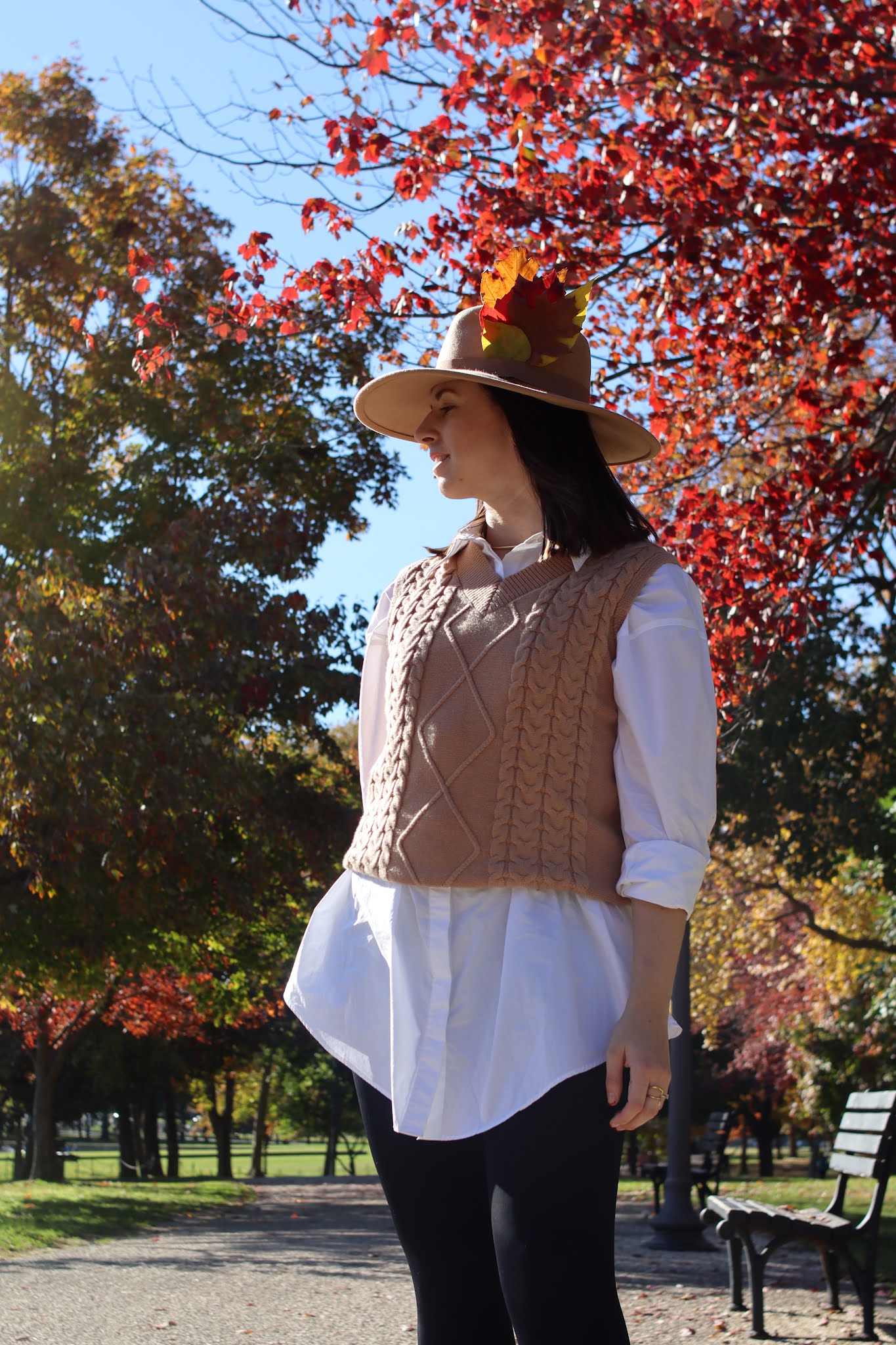 How to style a cable knit vest - SUGAR LANE