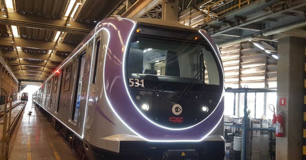 Linha 5-Lilás terá dois trens iluminados para o natal em circulação ...