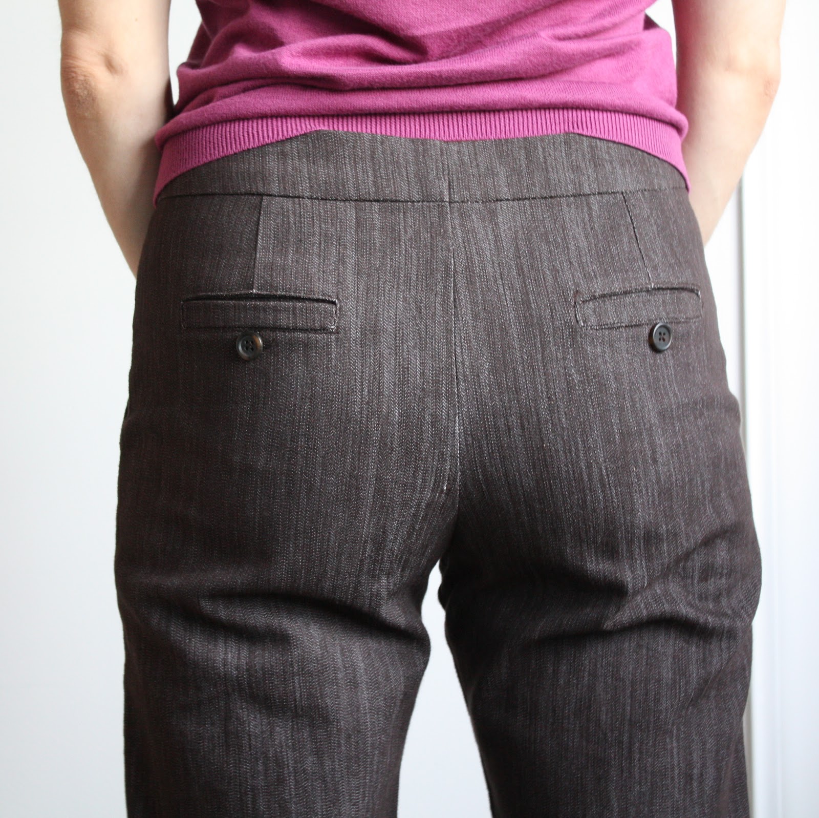 Nicole at Home: Faux pockets for the back side