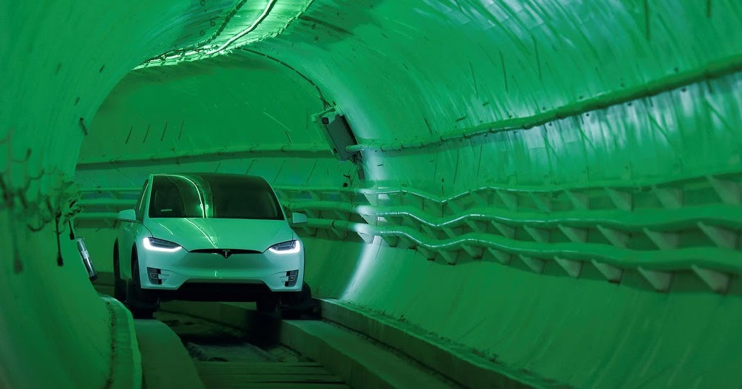 The First Look Of The Boring Company Loop System Tunnel!! | MagOne 2016