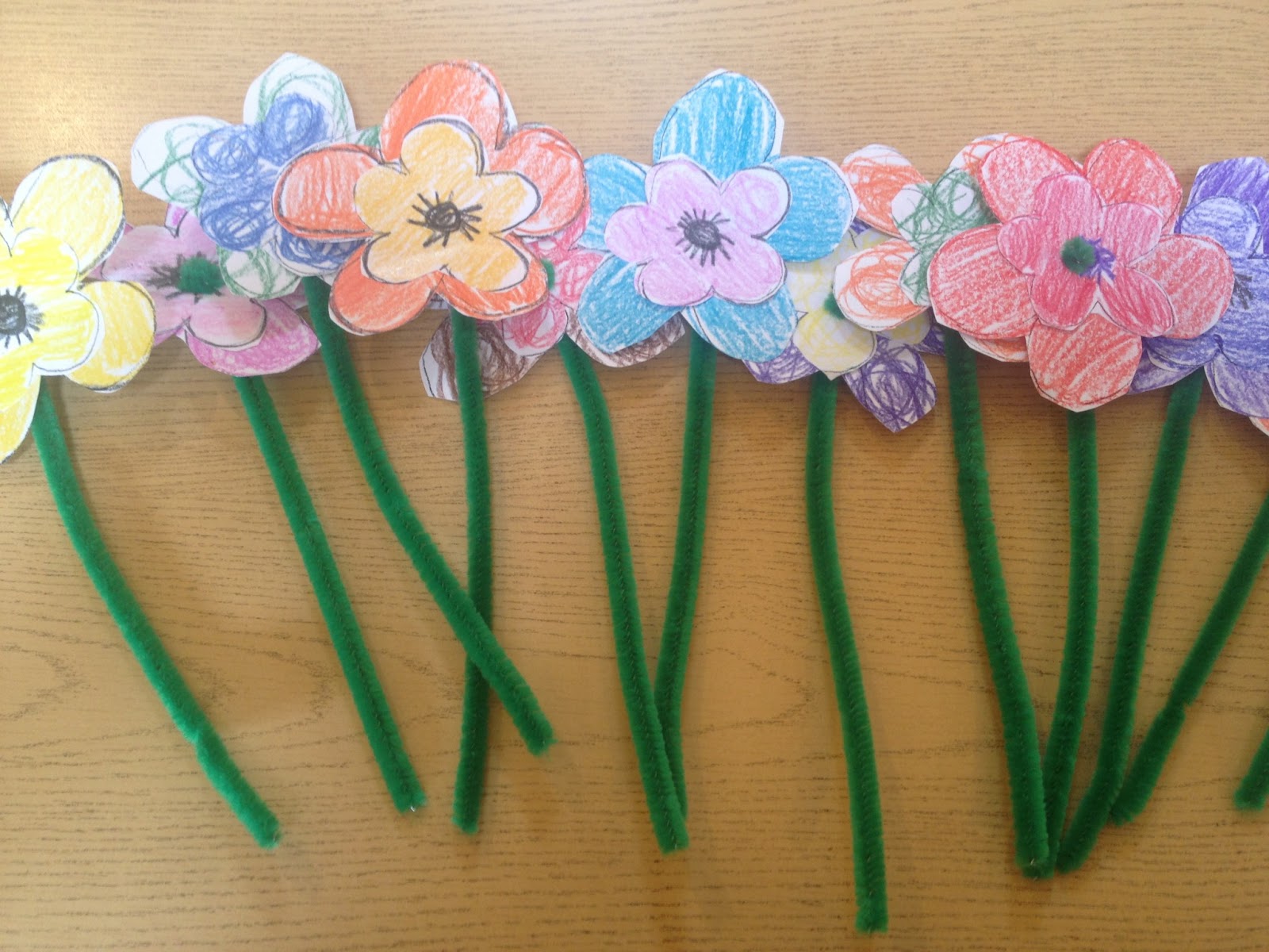 Evergreen Montessori House: Wildflower Craft