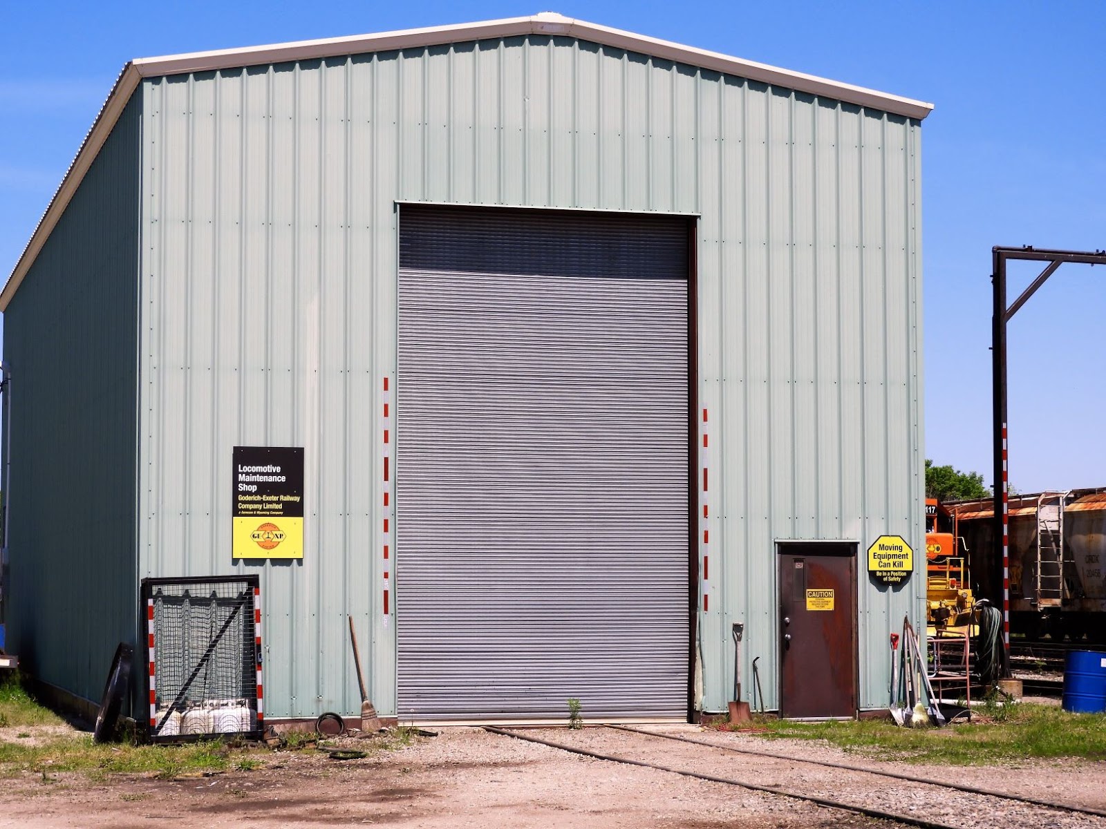 JSSX Railway: Around the Goderich and Exeter Locomotive Shop