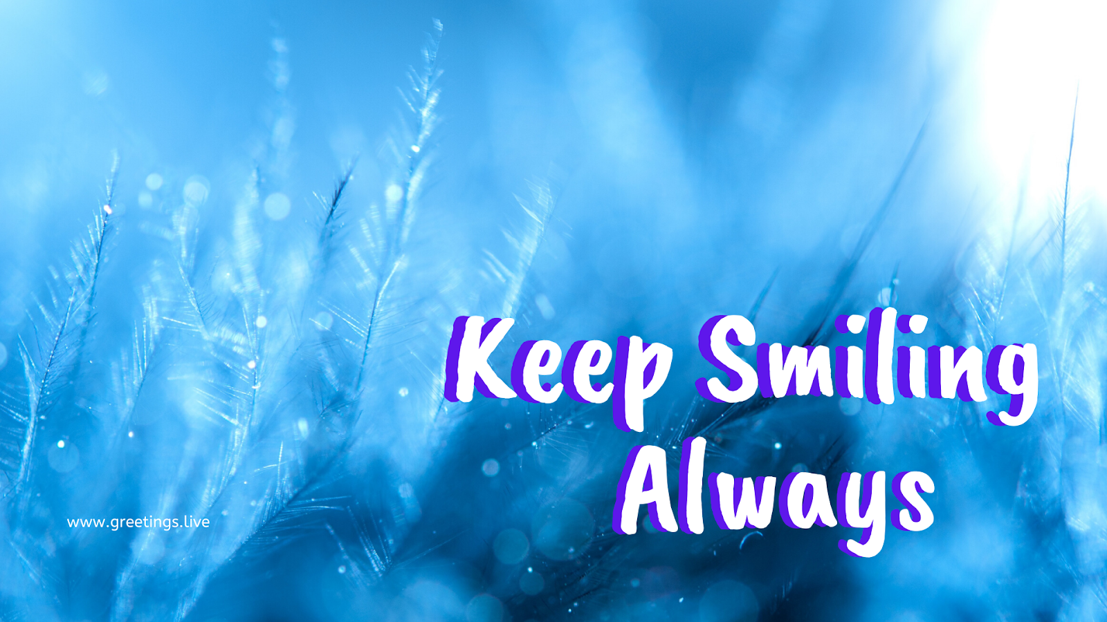 Keep Smiling Wallpaper For Facebook