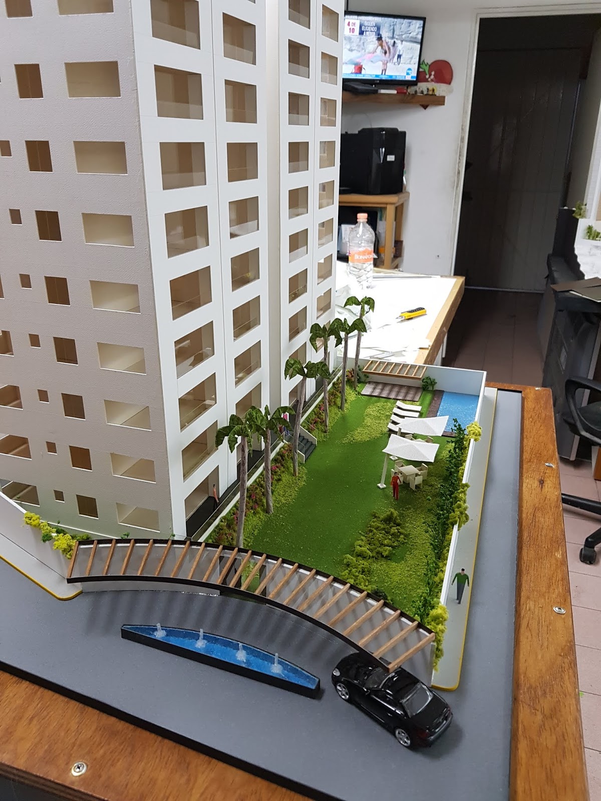 Maqueta de Edificios de Departamentos