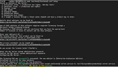 Database Notes: Offline installation of SQL Server 2017 on Linux