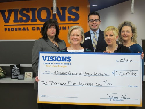 Bergen Volunteers: Visions Federal Credit Union supports Volunteer ... Bergen Volunteers: Visions Federal Credit Union supports Volunteer ...