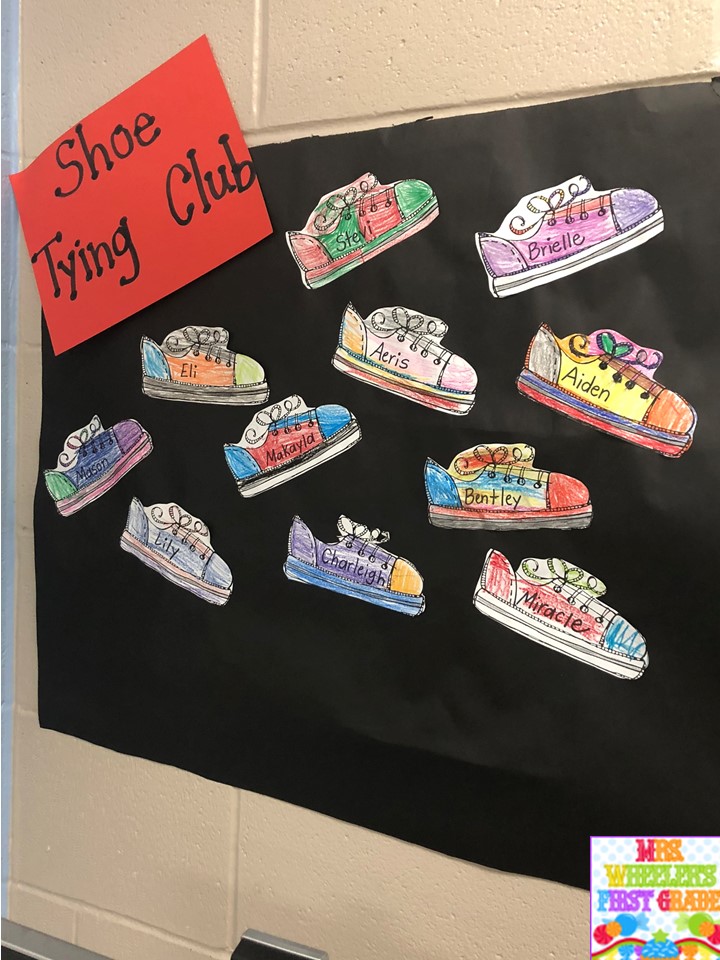 Mrs. Wheeler's First Grade Tidbits: Shoe-Tying Club