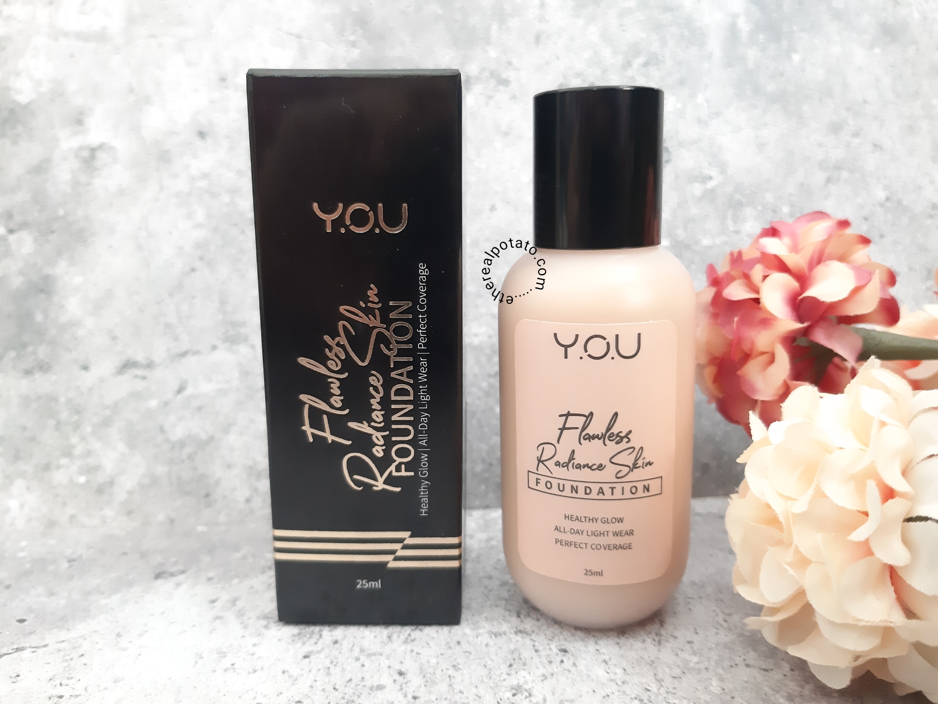 [REVIEW] YOU Flawless Radiance Skin Foundation, Foundation Semi Matte ...