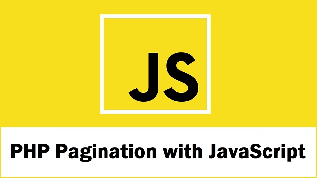 Ajax Pagination Using Php With Javascript Webslesson