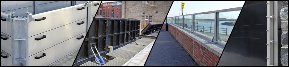 Flood Control International: Installation of heavy duty bi-fold flood ...