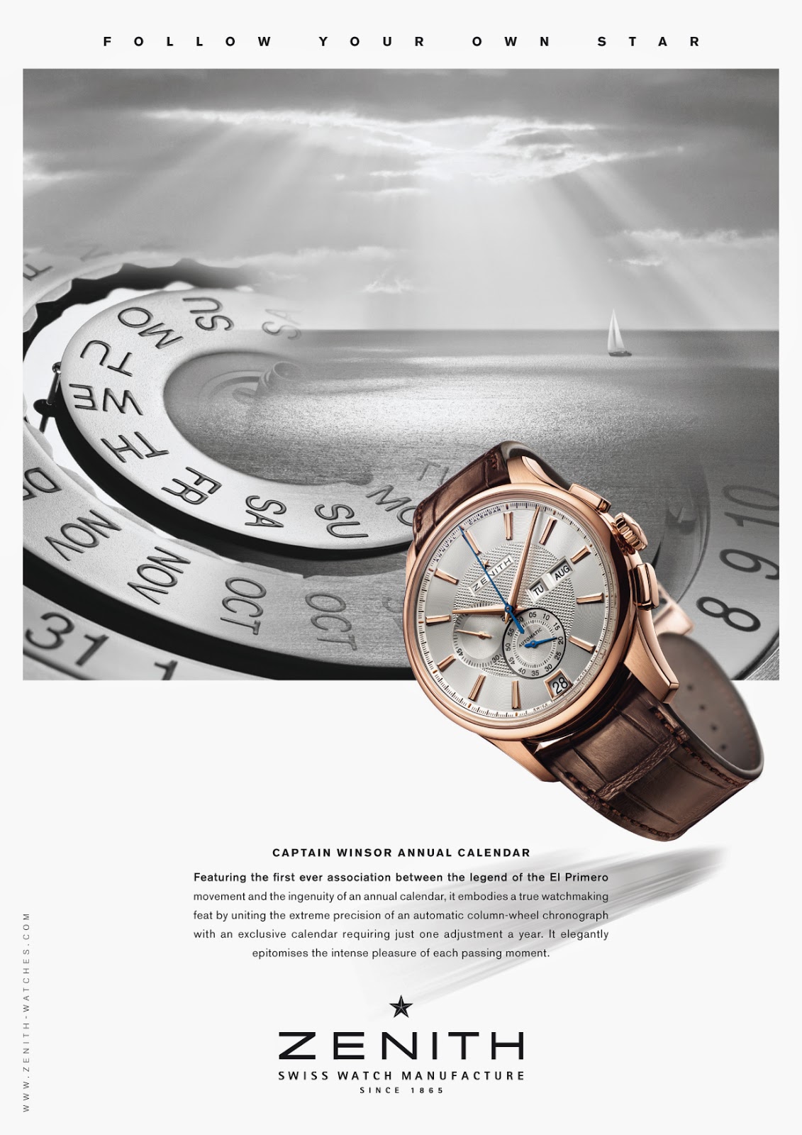 Height of Horology: Zenith Advertising