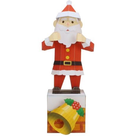 Dancing Santa Claus Papercraft | Paperized Crafts