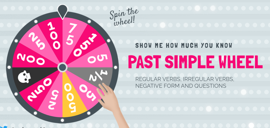 PROYECTO BILINGUE CBM: Past Simple Wheel Genially