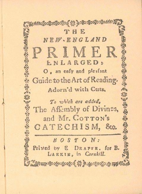 Pastor Tim Wood's Blog: Popular Reading Material in Colonial America