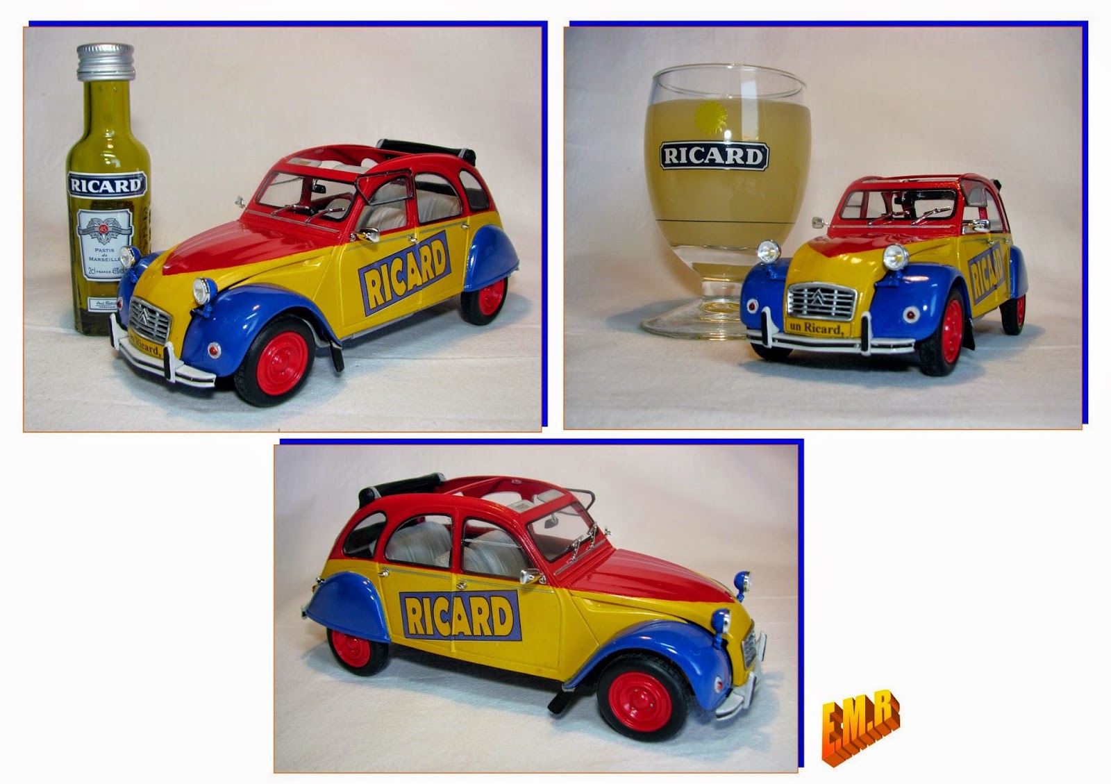 En Modèle Réduit: 2 CV "RICARD" Tamiya ech 1/24