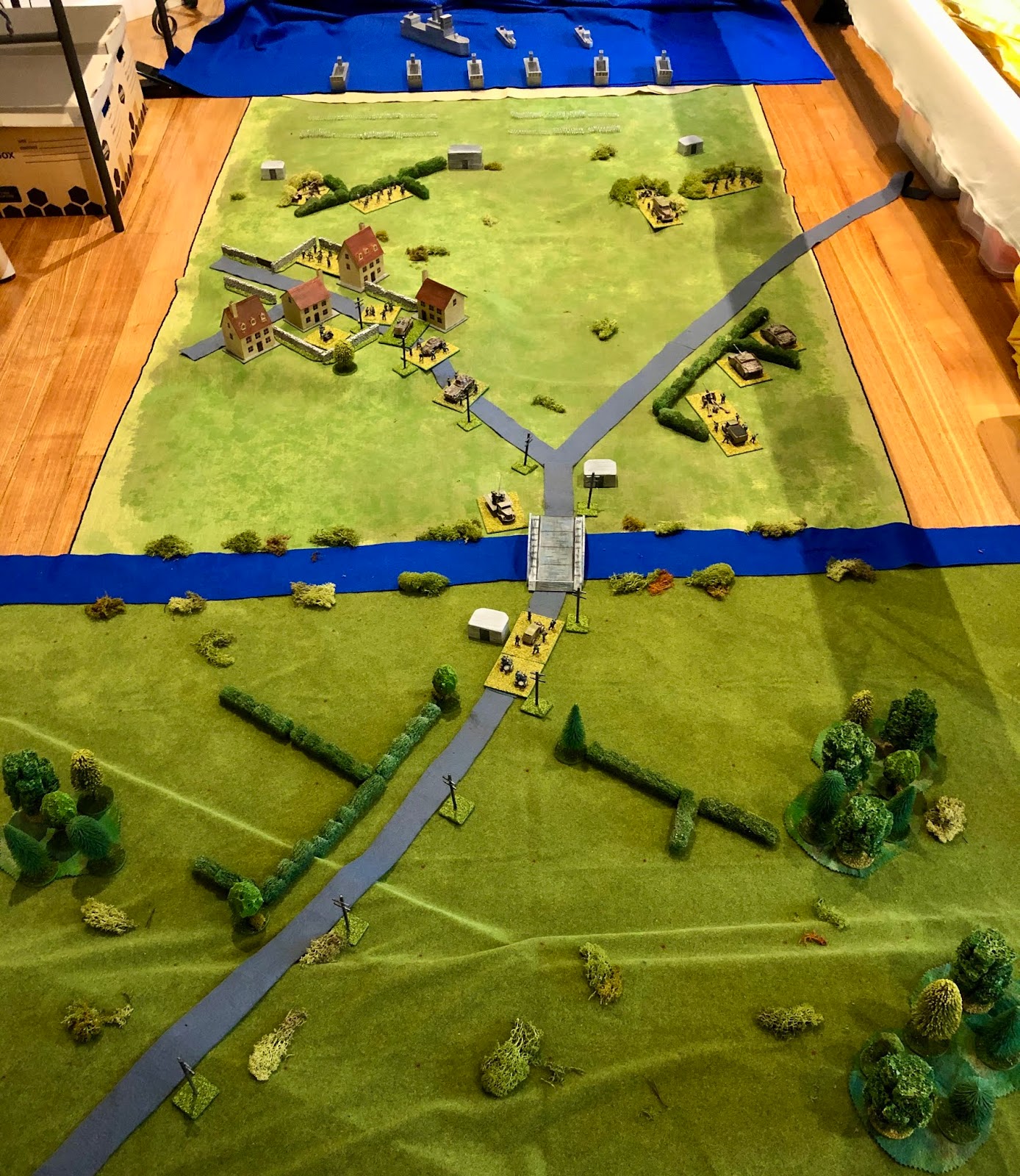 Grid based wargaming - but not always: Preparation for WW2 floor ...