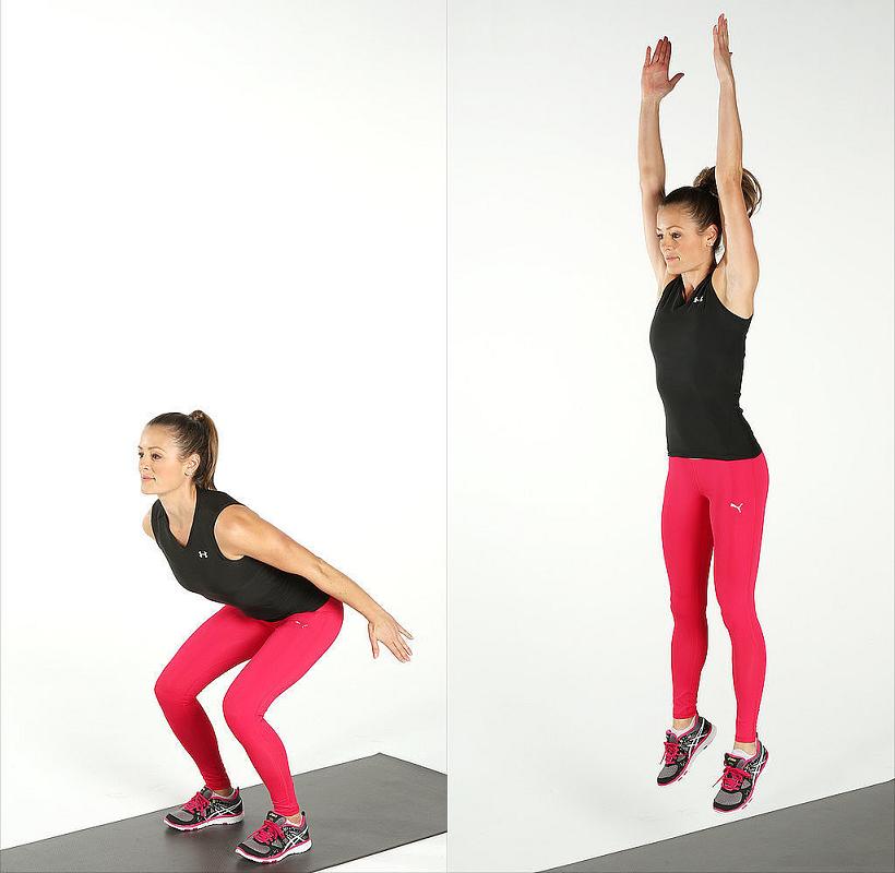 2. Jumping Squats