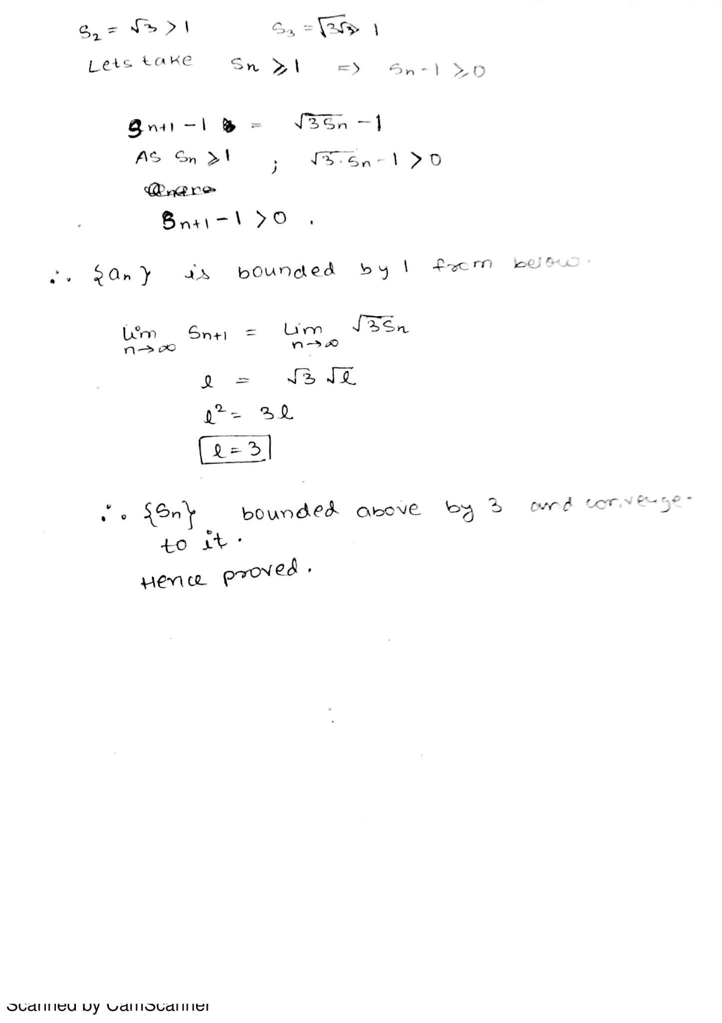 1st year math assignment problem solutions