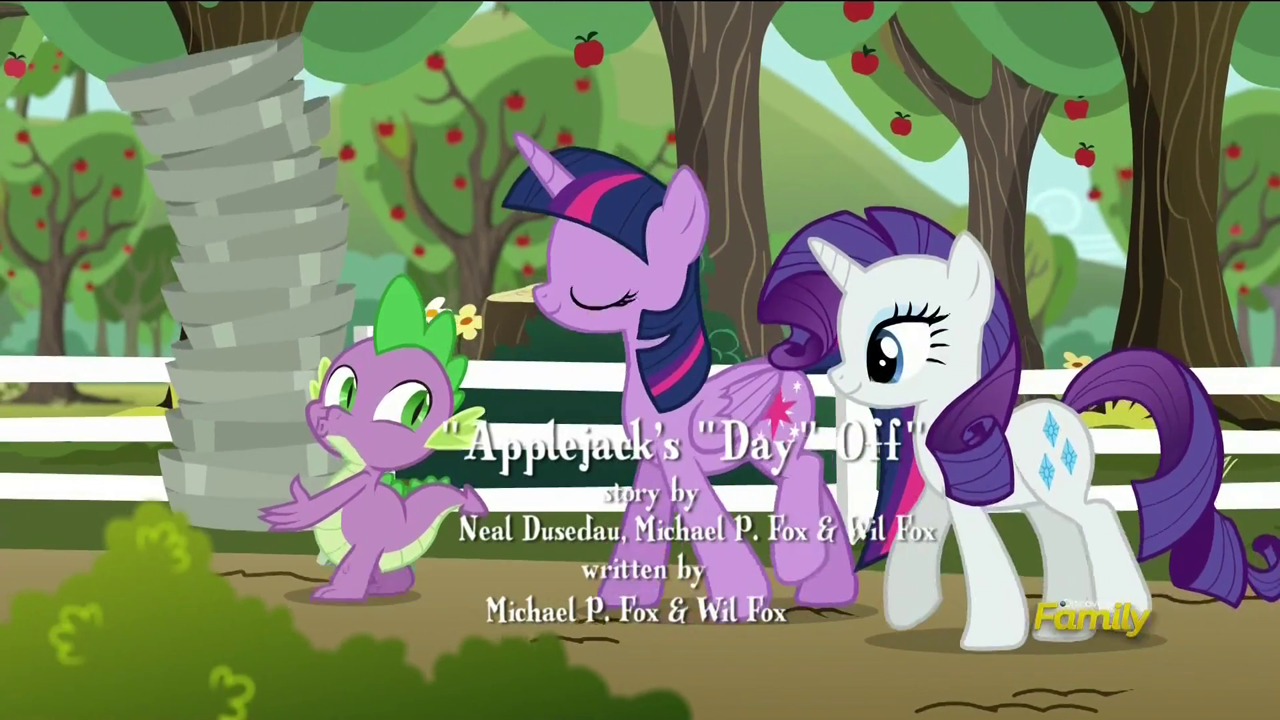 Equestria Daily - MLP Stuff!: "Applejack's "Day" Off": Episode Followup