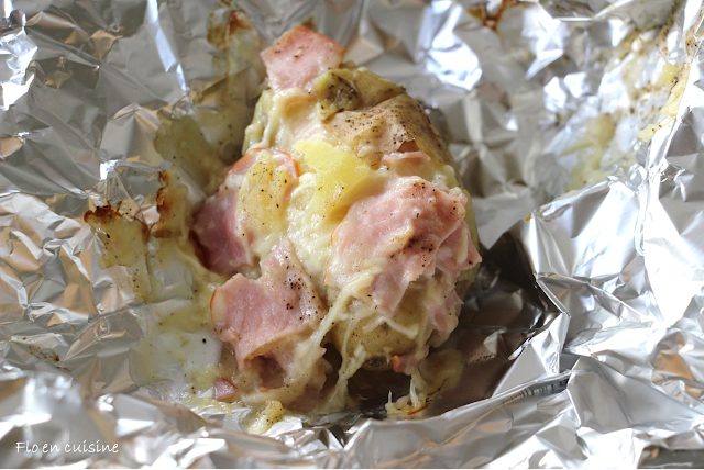 Flo en cuisine: Jacket potatoes au bacon