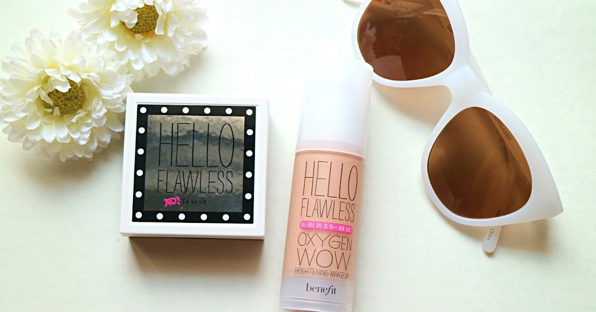 Benefit Hello Flawless Oxygen WOW Liquid Foundation and Hello Flawless ...