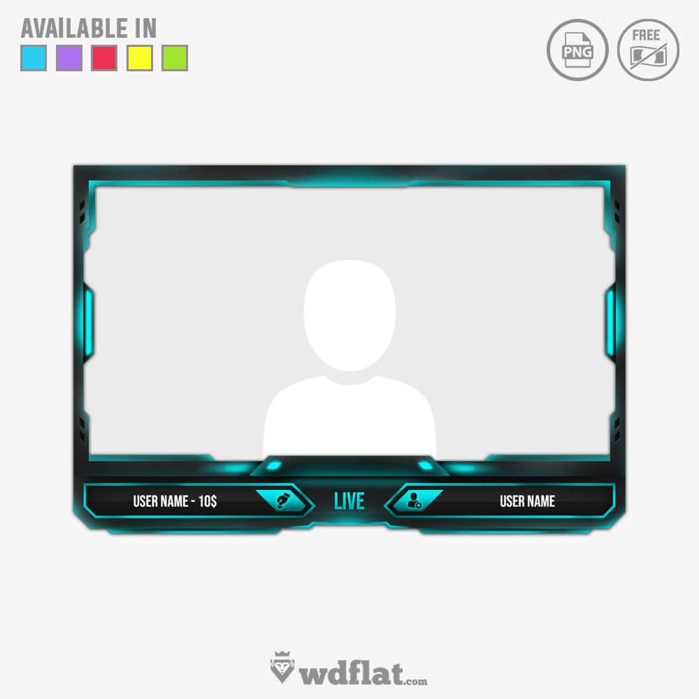 70+ FREE Webcam Overlay Templates | Graphic Design Resources