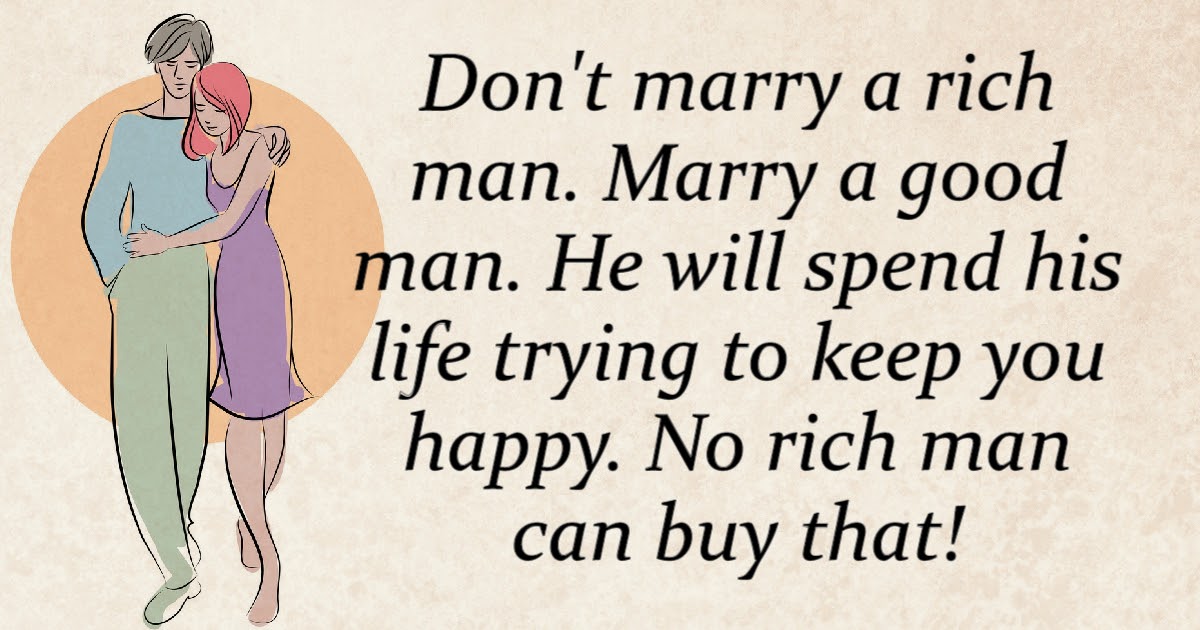 Awesomequotes4u.com: Marry a good Man