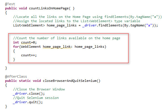 Selenium By Arun 430 Using Findelements