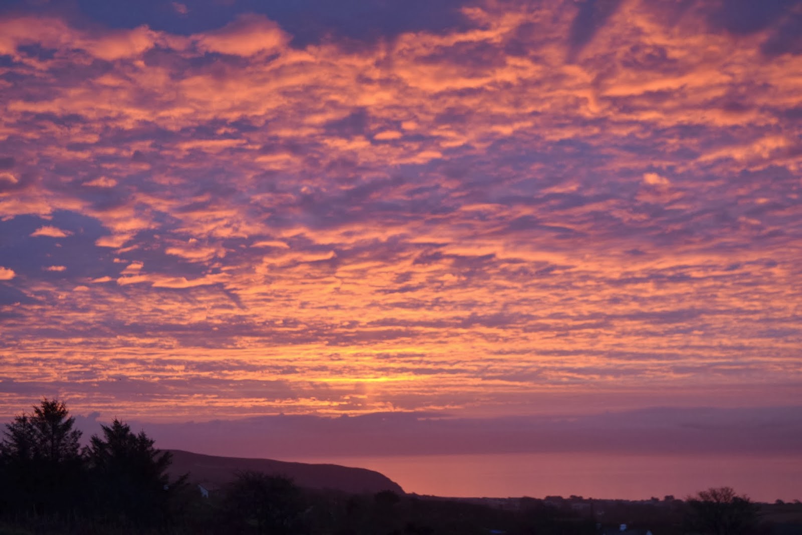 Exploring North Wales: Red Sky in the Morning