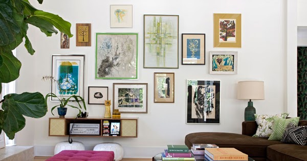 belle maison: Decorating with Art + Exciting Design Contest!