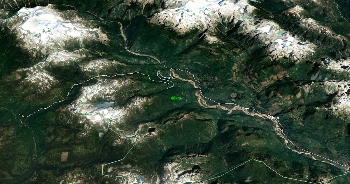 Skiing to Pitt River Hot Springs from Squamish