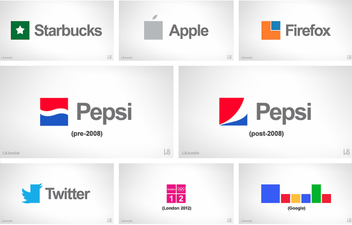// M: imitation brand logos